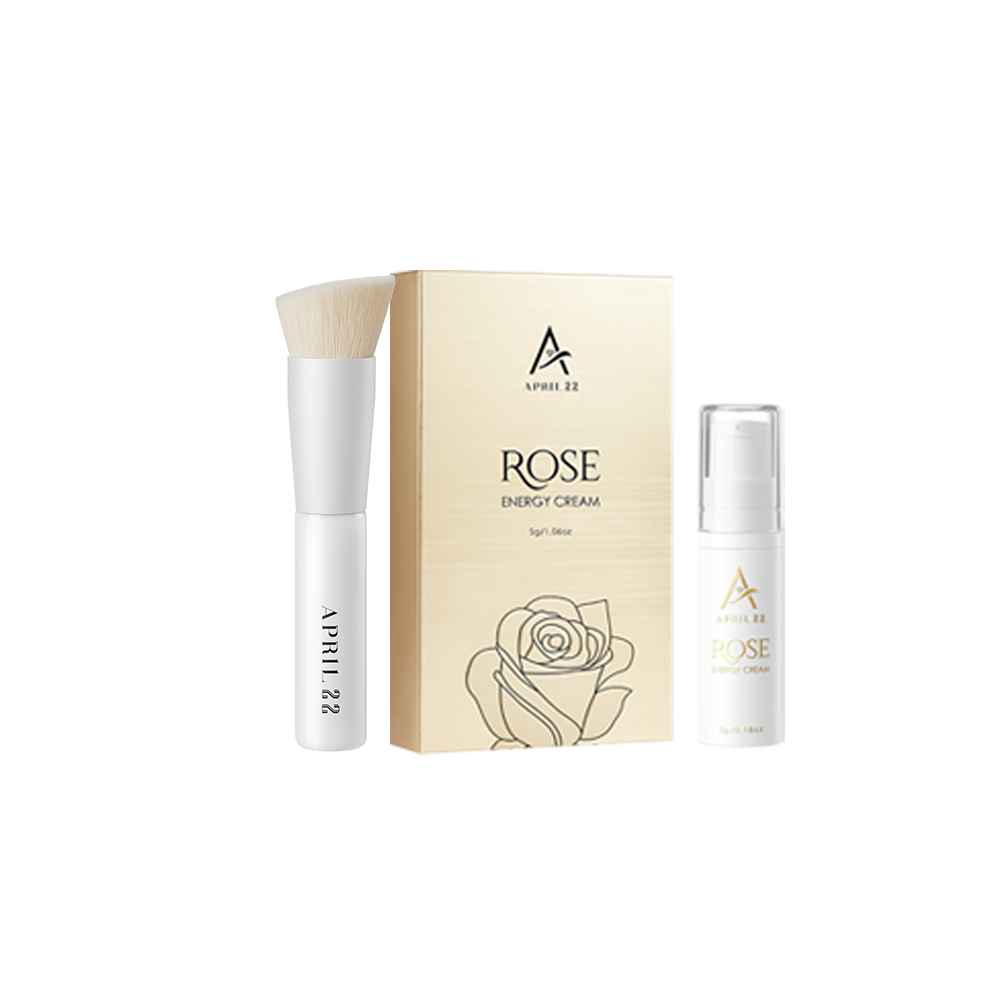 Rose Energy Cream 5g & Face Brush 玫瑰能量霜 5g & 小刷子 – APRIL 22