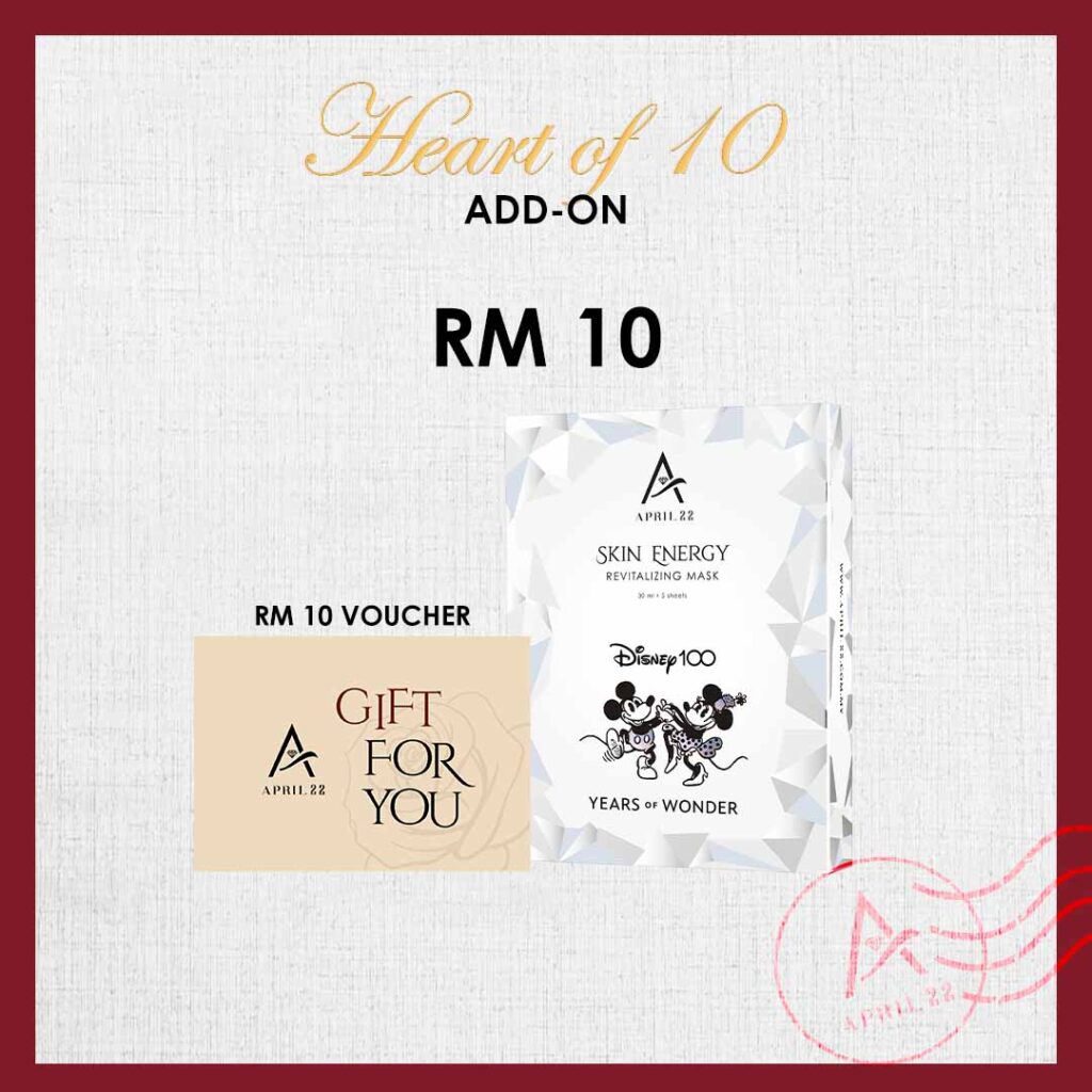 FREE Mask & RM 10 Voucher (Worth RM 99) – APRIL 22